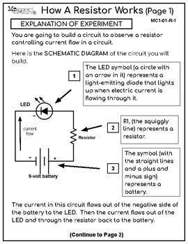 Mr Circuit 1 Exp 01 How A RESISTOR Works In A Circuit Science