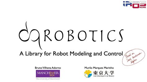 Dq Robotics A Library For Robot Modeling And Control Youtube