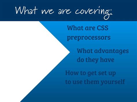 Getting Sassy With Css An Introduction To Writing Css With Sass Speaker Deck