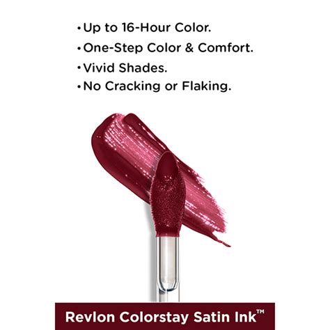 Buy Revlon Colorstay Satin Ink Liquid Lip Color 021 Partner In Wine 5ml Online At Discounted