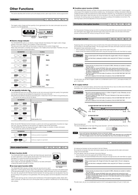 Other Functions Indicators Alarm Output Function Keyence Sj H