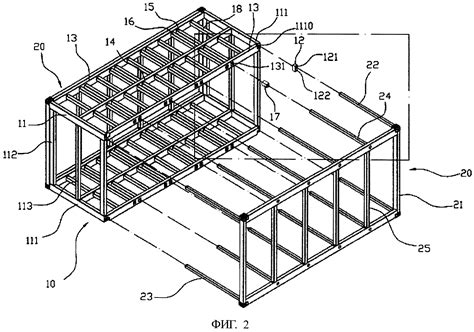 Чертеж контейнера 40 футового контейнера