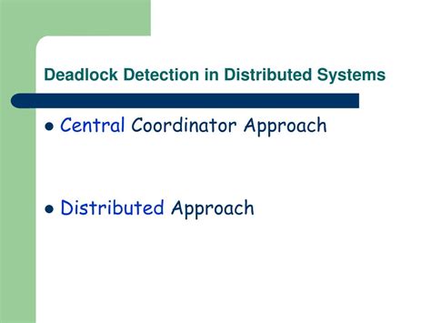 Ppt Operating Systems Principles Process Management And Coordination Lecture 6 Deadlocks