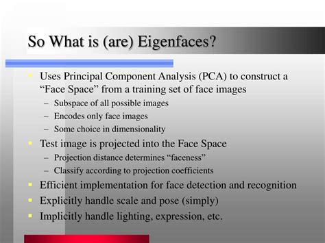 Ppt An Overview Of Face Recognition Using Eigenfaces Powerpoint Presentation Id2396596
