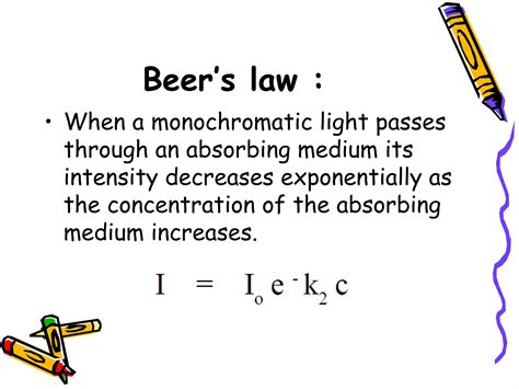 Beer Lambert Law Ppt