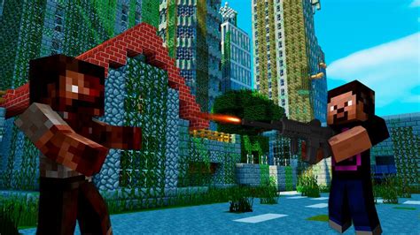 ЗОМБИ АПОКАЛИПСИС В МАЙНКРАФТ 1 СЕРИЯ МЁРТВЫЙ ГОРОД Youtube