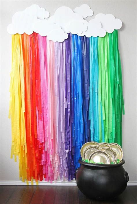 Stunning Diy Rainbow Fringe Backdrop