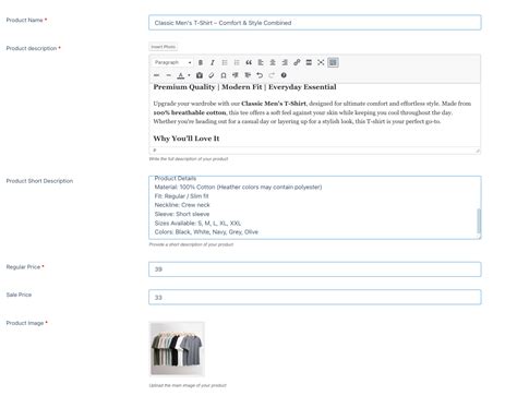 How To Use Wpuf As A Woocommerce Frontend Product Editor Wedevs