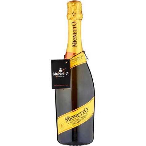 Prosecco extra dry DOC valdobbiadene prestige MIONETTO 750 ML - Coop Shop