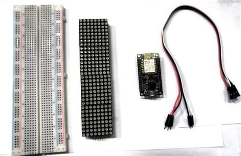 How To Build An Led Matrix Display With A Nodemcu Esp Esp Maker Pro