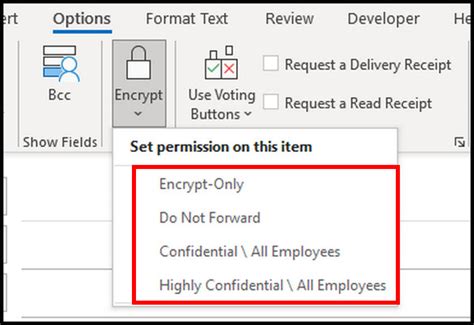 Send Encrypted Email In Outlook [protect Your Messages]