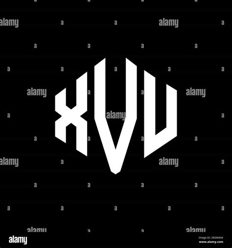 Xvu Letter Logo Design With Polygon Shape Xvu Polygon And Cube Shape Logo Design Xvu Hexagon