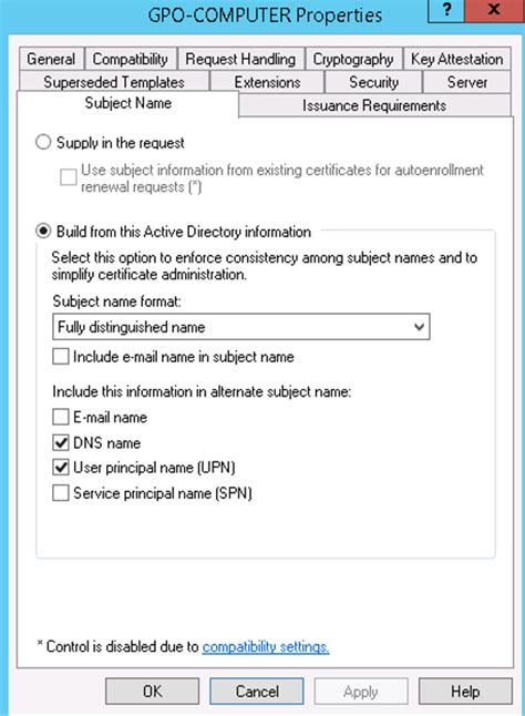 Server 2012 Configuration Certificate Templates — Networking Fun