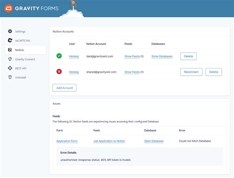 Gravity Connect Notion Integrate Gravity Forms With Notion