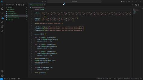 Samruddhi Basavaraj On Linkedin Codsoft Passwordgenerator