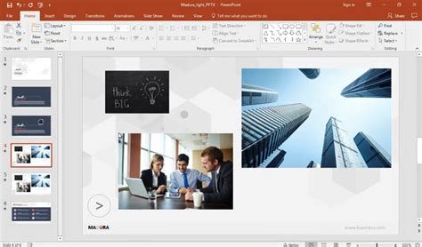 Как сделать фотографии одного размера в Powerpoint