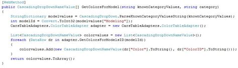 technology comes with idea how to work with cascadingdropdown using asp ajax webservice