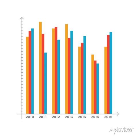 Infographic Coordinate System Vector Illustration • Wall Stickers