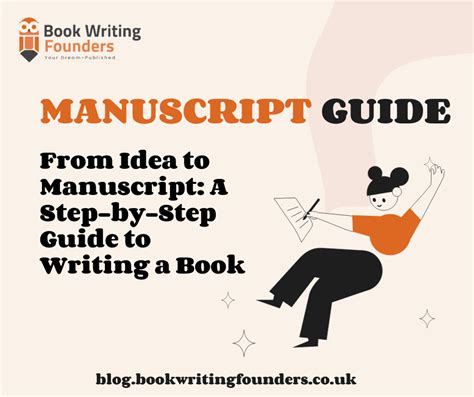 From Idea To Manuscript A Step By Step Guide To Writing A Book Book Writing Founders Uk Blog