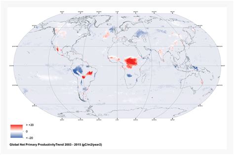 2 12 Spatial Variation In The Trend In Terrestrial And Marine Npp From