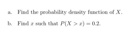 Solved The Standard Cauchy Distribution Has Cumulative