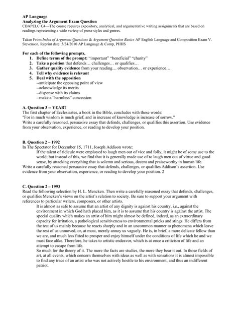 AP Language AP Courses