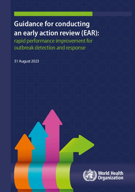 Guidance For Conducting An Early Action Review Ear Rapid Performance Improvement For Outbreak