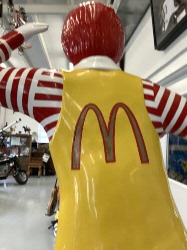 Vintage Original Ronald Mcdonald Life Size Statue 4648065382