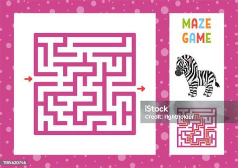 재미 미로 아이들을위한 게임 아이들을위한 퍼즐 행복한 캐릭터 미로 수수께끼 색상 벡터 그림입니다 올바른 경로를 찾으십시오 대답과 함께 격리된 벡터 그림입니다 만화
