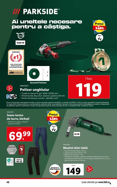 Oferte Lidl Scule Parkside 31 Octombrie 2024 Catalog Az