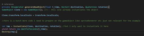 [question] prepare a new gameobject without instantiating it r unity