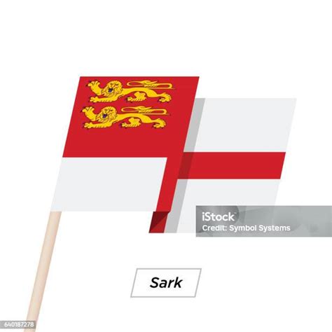 흰색에 고립 된 깃발을 흔들고 사크 리본 벡터 일러스트레이션 개념에 대한 스톡 벡터 아트 및 기타 이미지 개념 개념과 주제 관광 Istock