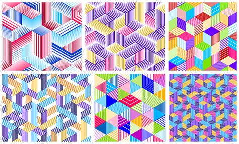 매끄러운 큐브 벡터 배경 세트 타일 패턴을 반복 줄 지어 상자 3d 아키텍처 및 구성 기하학적 디자인 0명에 대한 스톡 벡터 아트 및 기타 이미지 Istock