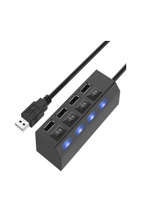 4 Port Input Usb Hub Met Schakelaar Beschermd 20 Grandado