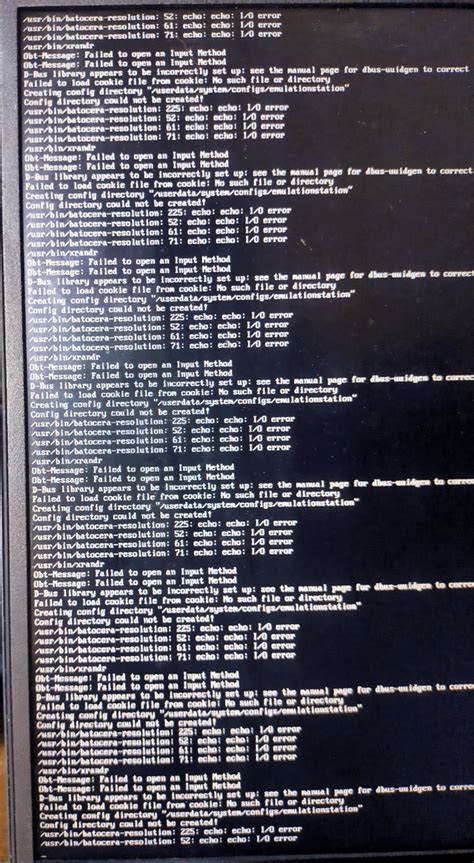 Black Screen After Booting Animation R Batocera