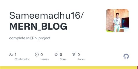 Github Sameemadhu16mernblog Complete Mern Project