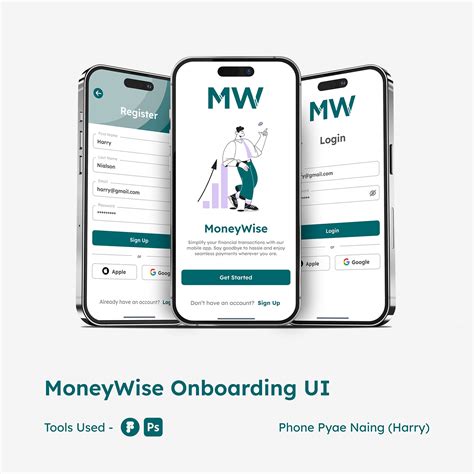 Moneywise E Wallet App Onboarding Screens Ui Behance