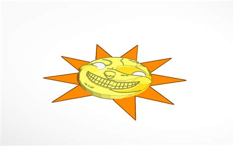 3d Design Sundrop Face Original Tinkercad