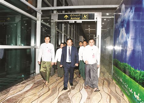 နိုင်ငံခြားရေးဝန်ကြီးဌာန ပြည်ထောင်စုဝန်ကြီး ဦးဆောင်သော မြန်မာကိုယ်စားလှယ်အဖွဲ့ မြန်မာနိုင်ငံသို့