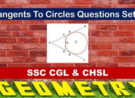 SSC CGL Geometry Circle Set