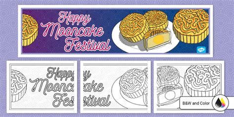 Happy Mooncake Festival Banner Teacher Made Twinkl