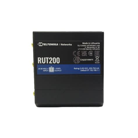 Industrial 4g Lte Wi Fi Router 1x Lan Teltonika Rut200