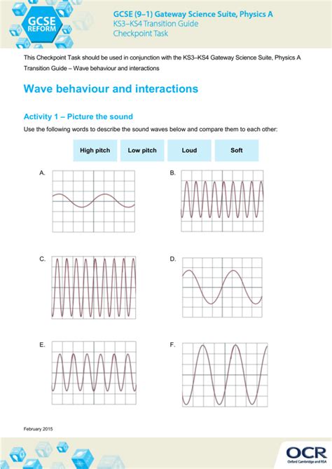 Wave Behaviour And Interactions