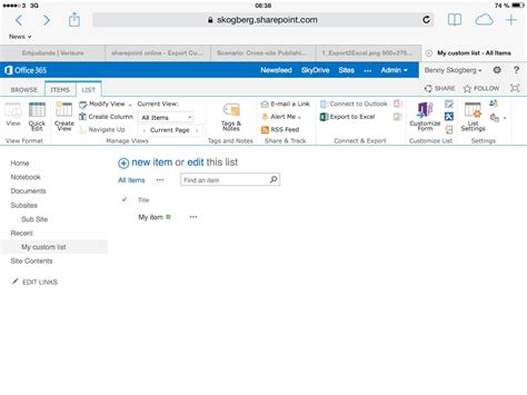 Sharepoint Online Export Custom List To Excel Using Workflow SharePoint Stack Exchange