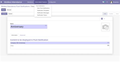 Odoo Attendance Mobile App Webkul