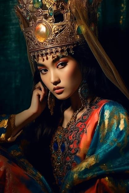 Premium Photo First And Only Chinese Empress Wu Zetian
