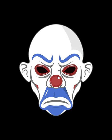 Clown Mask Drawings
