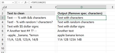 Remove Special Characters Using Lambda Excel Bootcamp