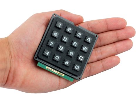 Teclado Matricial 4x4 16 Teclas Rígido Usinainfo