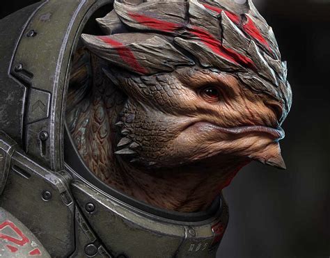Krogan Mass Effect Fan Art Zbrushcentral